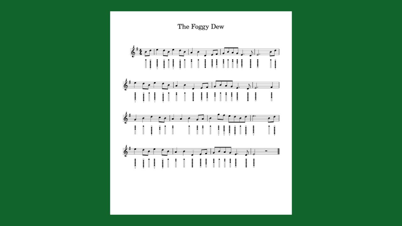 Introducing The Foggy Dew on Low and High D Whistles | My Low D Whistle ...